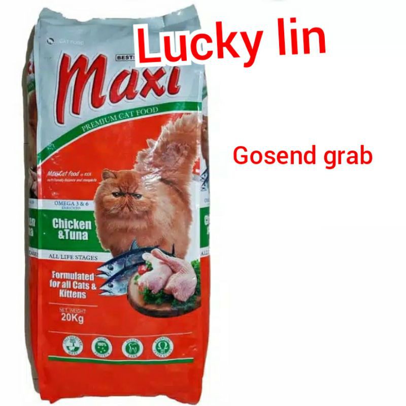 Maxi cat Food cat 1kg repack | Shopee Malaysia