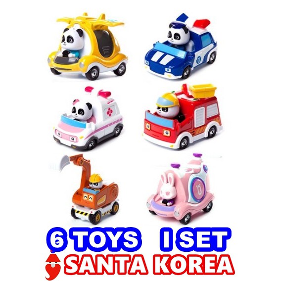 [RDY STK]☆BABYBUS☆Die-Casting Series Set(6CARS) KIKI Rescue Bus, KIKI ...