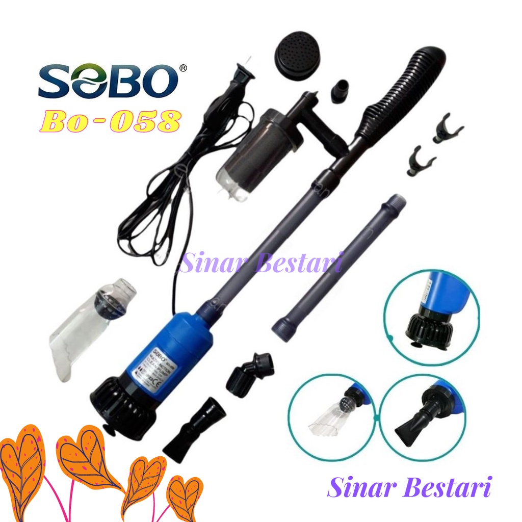 Sobo Suction Cleaning Pump Aquarium BO-028 Penyedut Air Sedut Kotoran Siphone Water Change ...