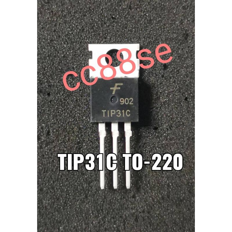 TIP31C TIP31 TO-220 N-CHANNEL POWER TRANSISTOR | Shopee Malaysia