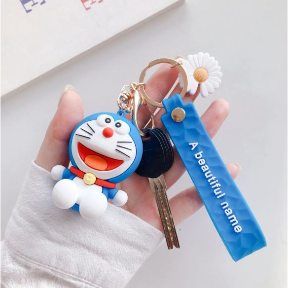 Keychain Doraemon Mario Dinosaur Stitch Angel Spirited away Shin Chan ...