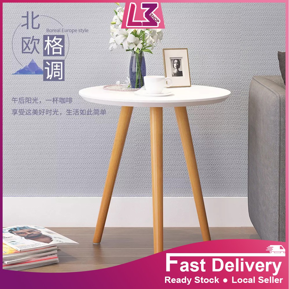 European Style Round Table Shape Coffee Tea Simple Mini Living Room ...