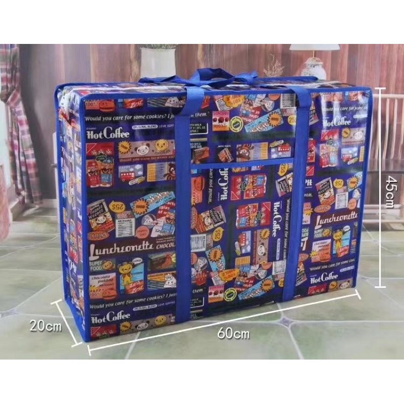 Beg Guni Besar Berzip Laundry Beg Recycle Beg Plastic Balik Kampung ...