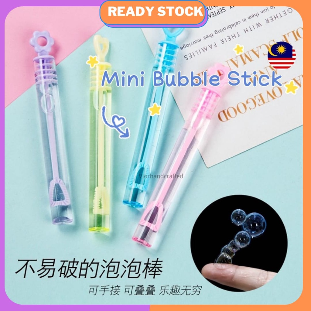 Mini Bubble Stick Bubble Toy Test Tube Blow Bubble Water Toy Children ...