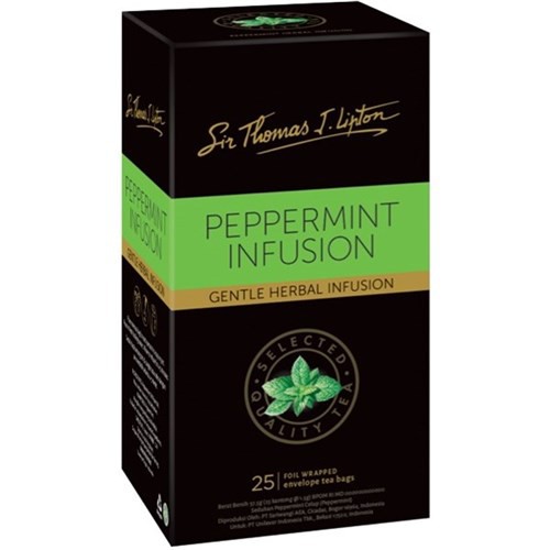 Sir Thomas Lipton Peppermint Infusion Tea (25's) 薄荷茶 (25小包装) | Shopee ...
