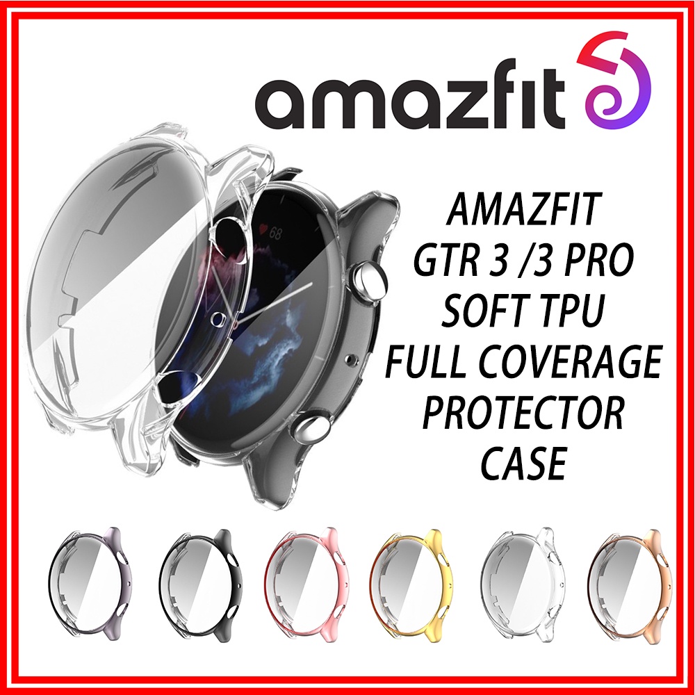 Amazfit GTR 3 / GTR 3Pro Full Coverage Soft Tpu Cover For GTR3 / GTR3 ...