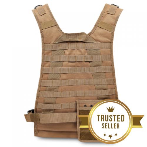 Outdoor Molle Amphibious Module Combat Tactical Vest (CAMEL BROWN ...