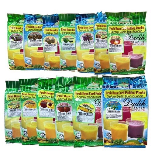 (Ready Stock) HAPPY GRASS DADIH FRUIT BEAN CURD PUDDING POWDER/ SERBUK ...