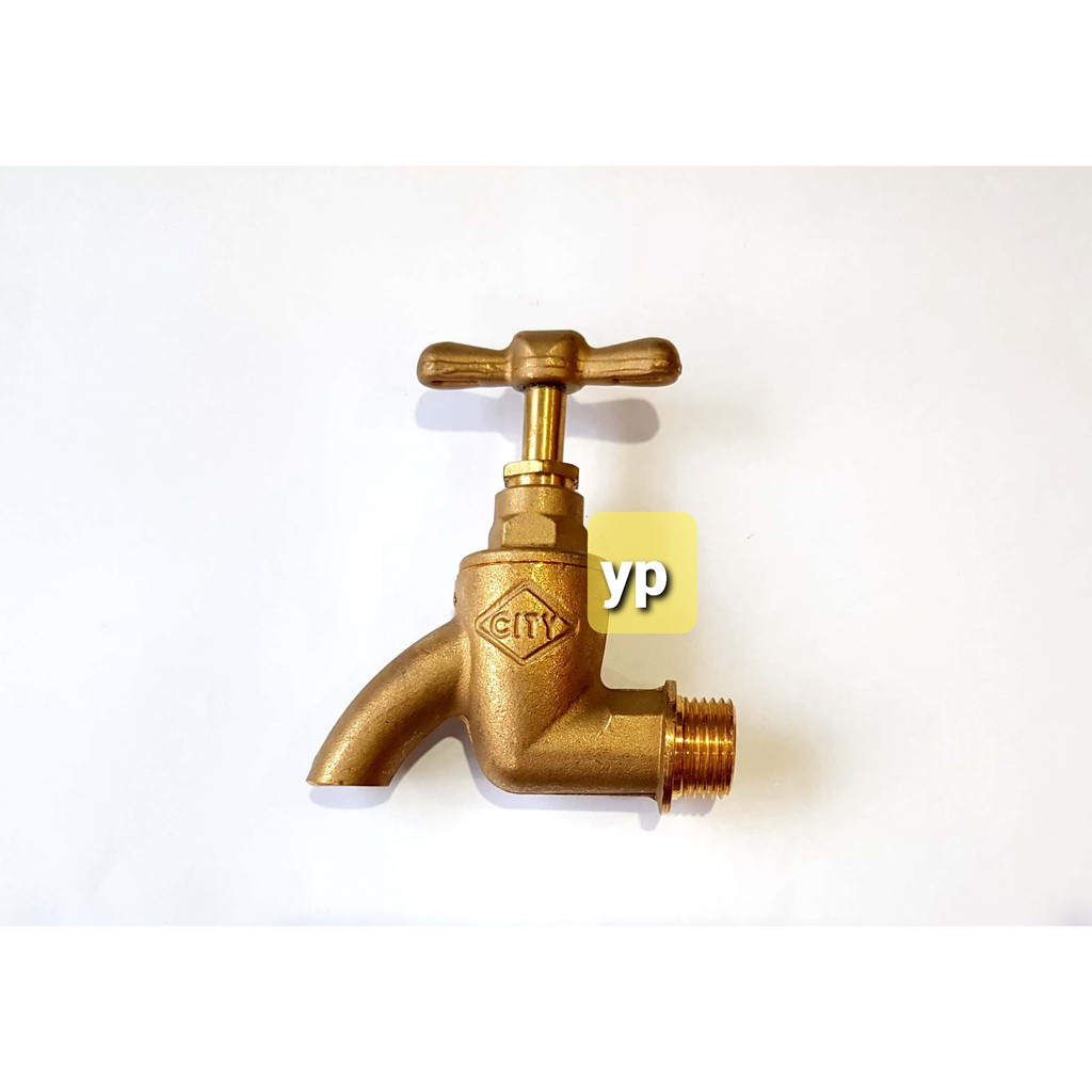 City brand brass Bib tap heavy duty faucent kitchen bathroom 1/2 "/pc ...