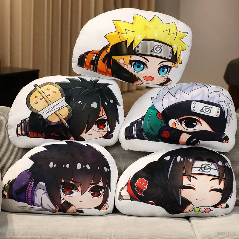 Cute Anime Naruto Plush Pillow Kakashi Uchiha Itachi Sasuke Madara ...