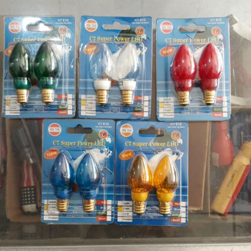 Hoa Thai Led chili bulbs (2 pieces/blister) | Shopee Malaysia