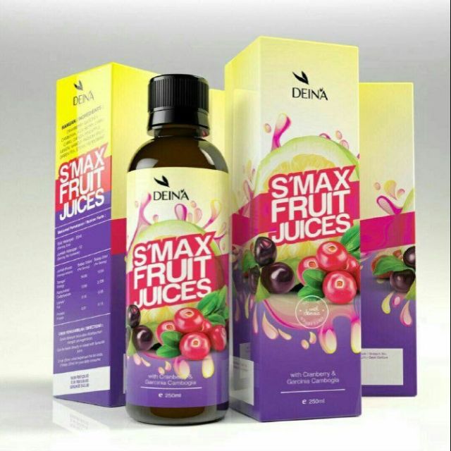 S'MAX FRUIT JUICE 💯 ORI DEINA | Shopee Malaysia