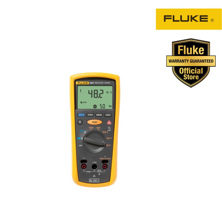 Fluke 1507 Insulation Resistance Tester 0.01 MΩ to 10 GΩ, Penguji ...