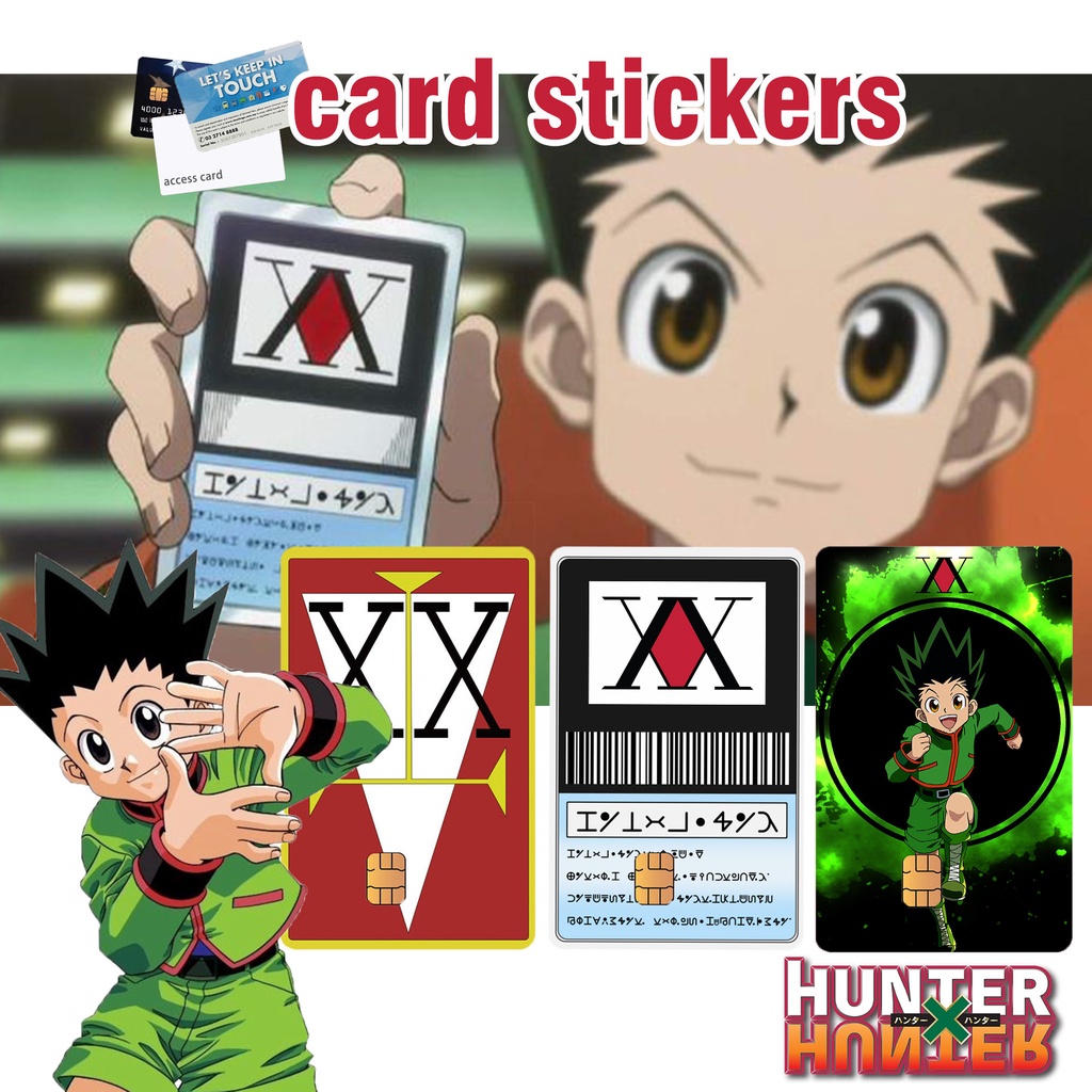 HUNTER X HUNTER CARD STICKER - HUNTER CARD STICKER - X HUNTER KAD ...