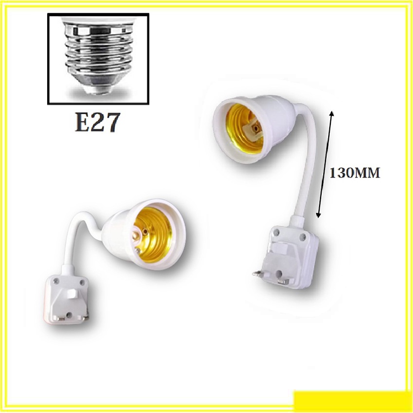 3 pin plug with e27 lamp holder e27 base wall screw light bulb night ...