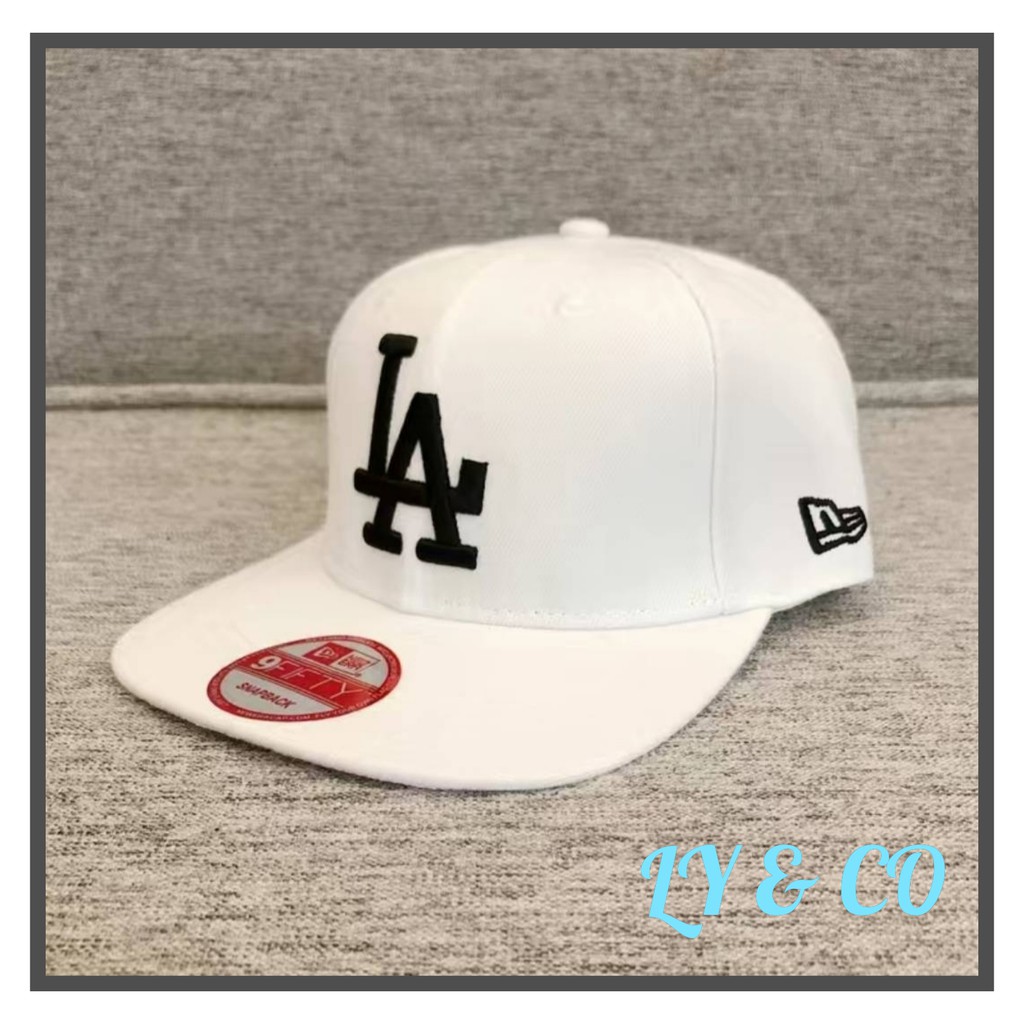 【LY】 NY(MLB) & LA Adjustable Cap Hats for Unisex Good Material Topi ...