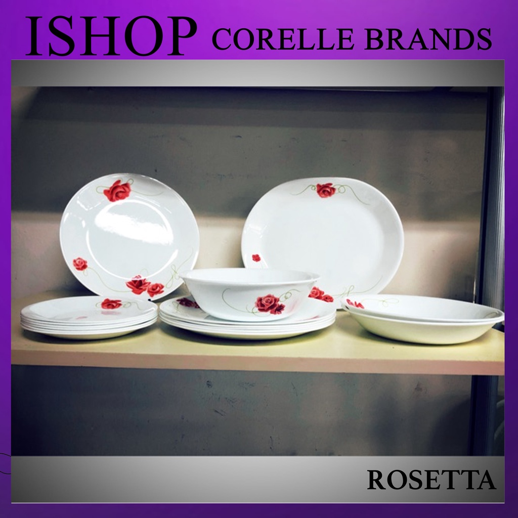 (10+ Design) Corelle Classic 16pcs Dinnerware Set Livingware Tableware ...