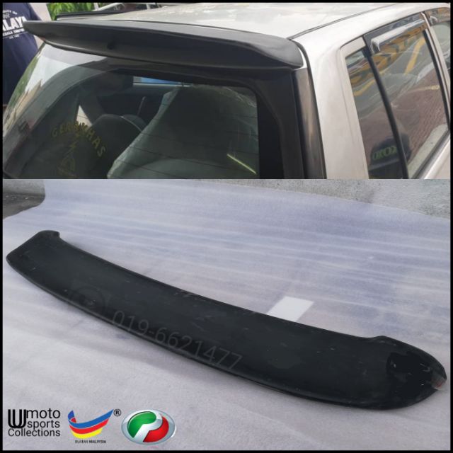 Rear Top Spoiler Kancil Lampu Bulat (Mira L5/Duck tail style). | Shopee ...