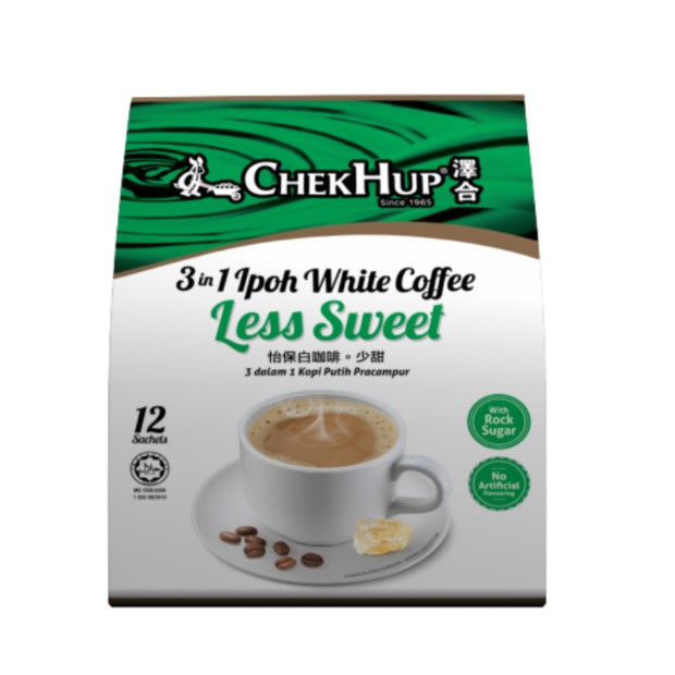 Chek Hup 3 in 1 Ipoh White Coffee Original/less Sweet/Coffee&Creamer/Rich/Classic/Kokoo (40g x ...