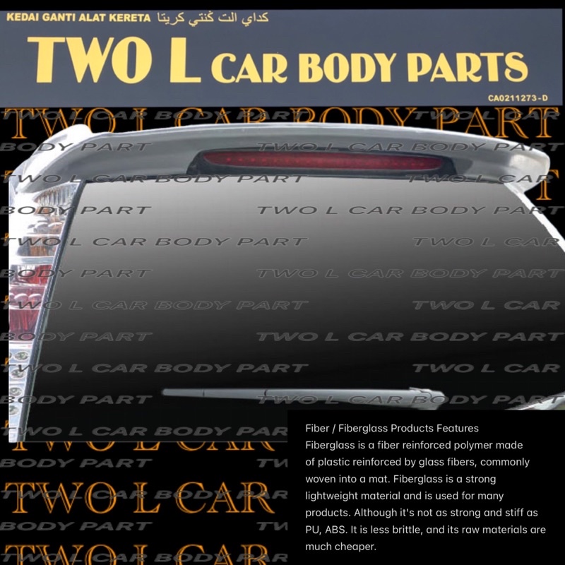 chery eastar spoiler have 3 model pnp fitting spoiler | Shopee Malaysia