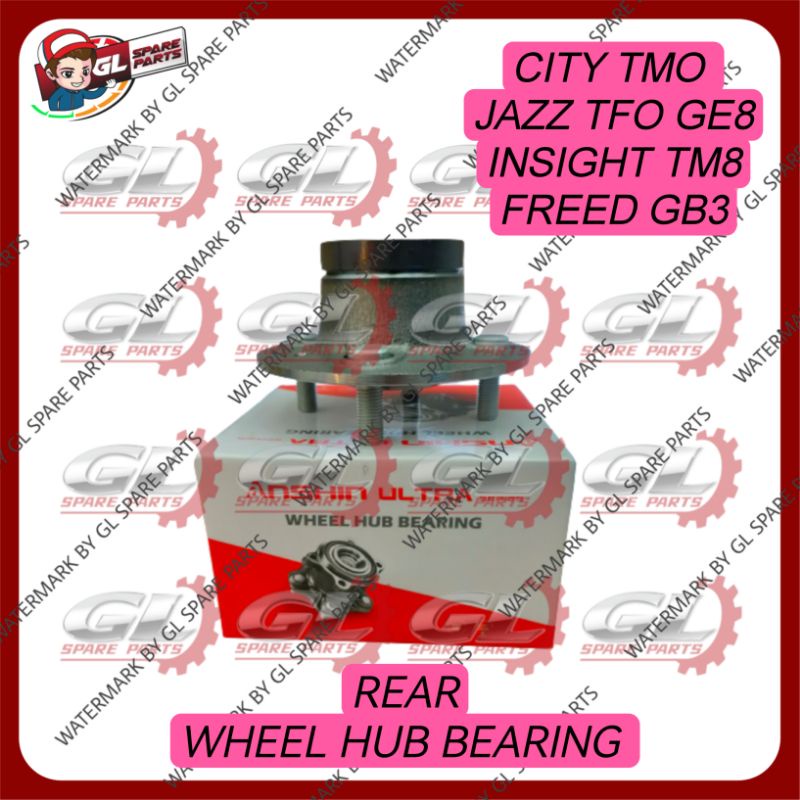 HONDA CITY TMO 2009-2013 JAZZ TFO GE8 INSIGHT TM8 FREED GB3 REAR WHEEL ...