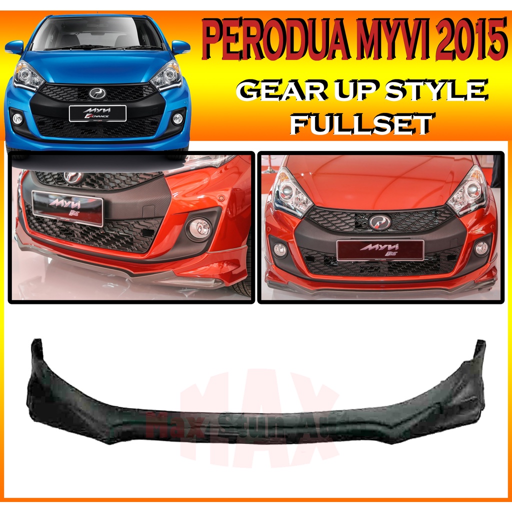 PERODUA MYVI ICON 2015 GEAR UP FULLSET BODYKIT (GU) FOR MYVI SE ...