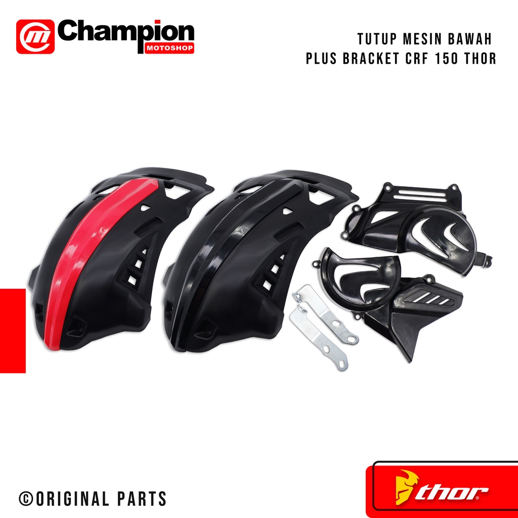 MESIN Engine Cover Lower Cover Block Engine Guard Crf 150 Thor | Shopee ...
