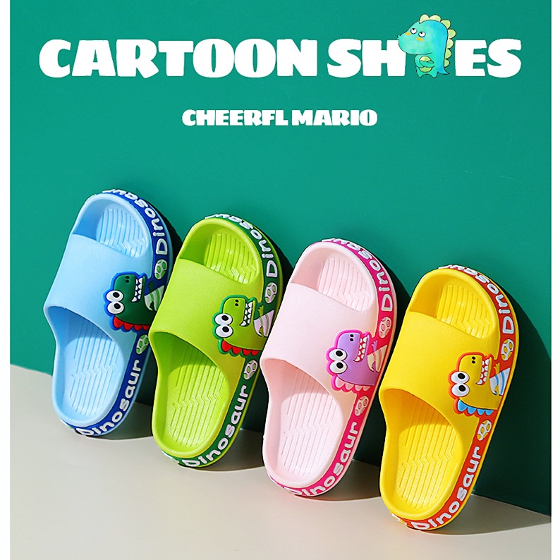 Cute Cartoon Kids Slipper Boy Slipper kids sandal girl Budak Perempuan ...