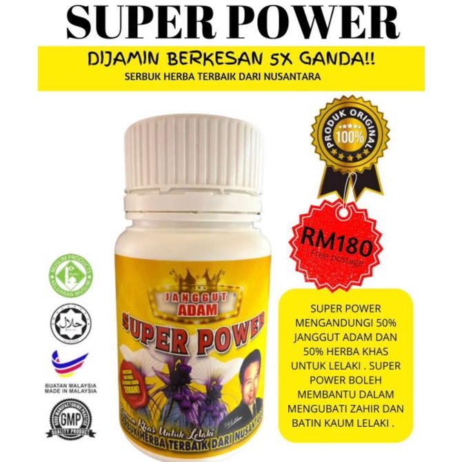 Herba Janggut Adam Untuk Lelaki (Super Power)Tabib Adam | Shopee Malaysia