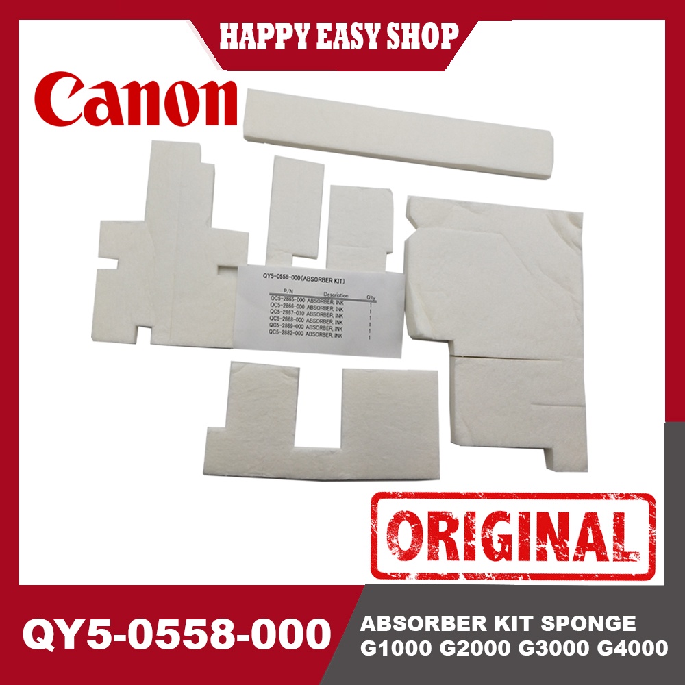 Official Original (ABSORBER KIT SPONGE) FOR CANON PIXMA G1000 G2000 ...