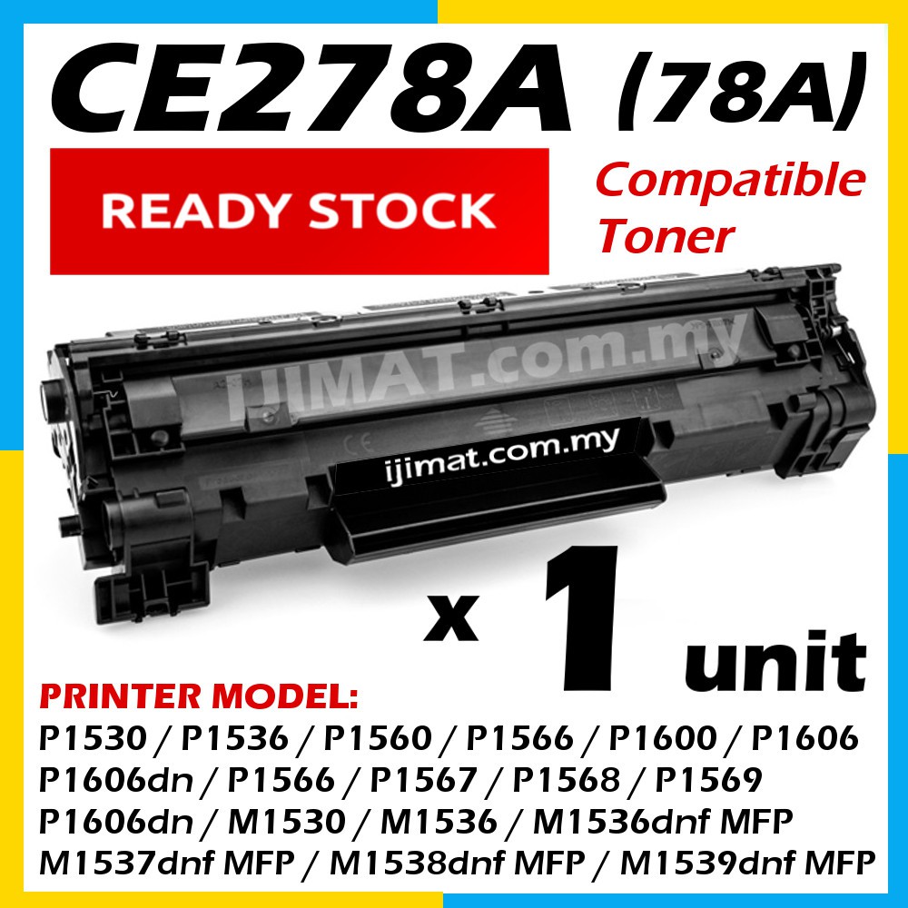 Compatible HP CE278A CE 278A 78A Laser Jet Pro M1536 P1530 P1536 P1560 ...