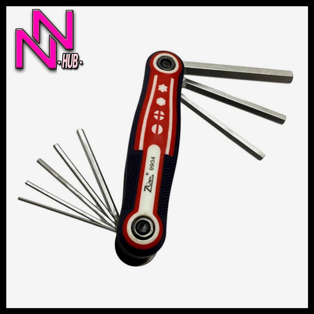 9Pcs Allen Key Set Socket Ball Head Hex Elenkey Tool Set Wrench Alan ...