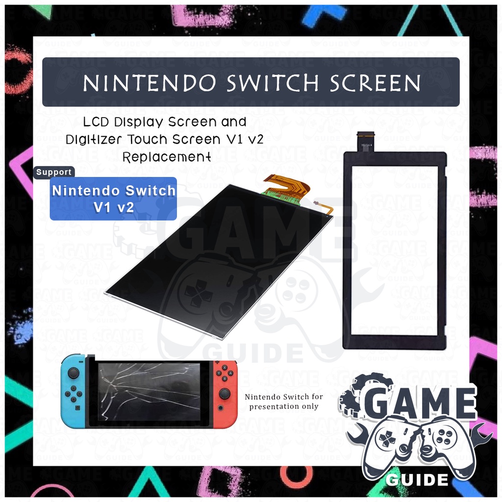 Original NEW Nintendo Switch Screen V1 V2 Replacement LCD Display Panel ...