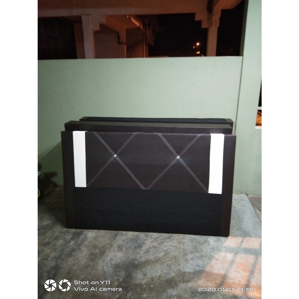 Headboard Single / Super Single / Queen / King Bed PVC Kepala Katil ...