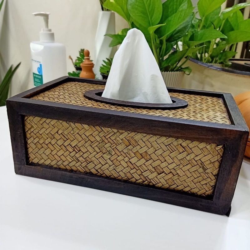 Kotak Tisu Kayu / Wooden Tissue Box / Modern Tissue Holder | Shopee ...