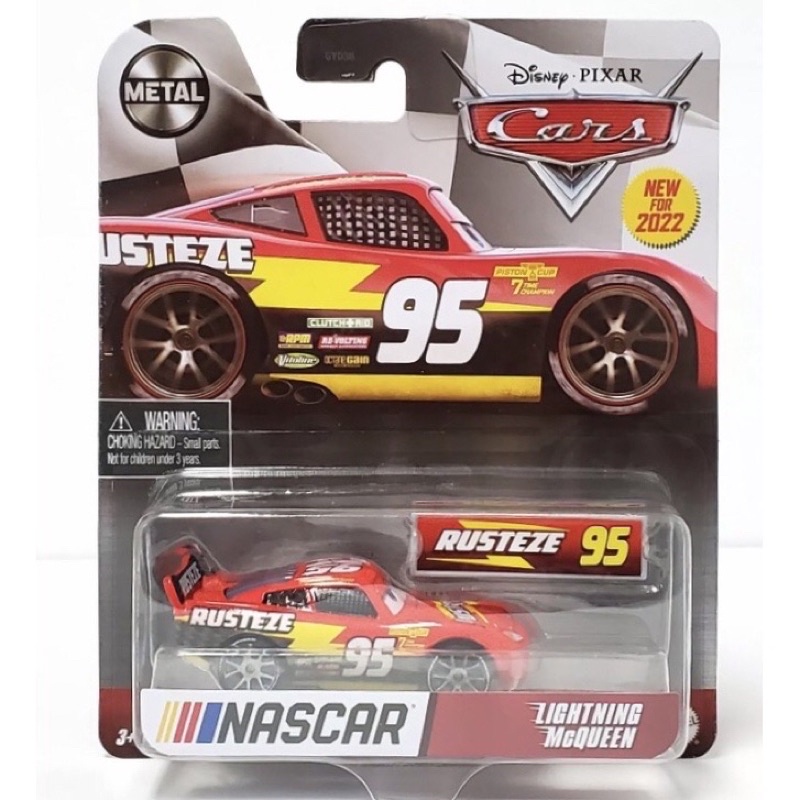 [Ready Stock] Disney Pixar Cars Mattel Nascar Lightning McQueen 2022 | Shopee Malaysia