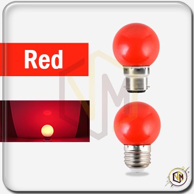 3W Led Colour Bulb Lampu Raya E27 B22 Mentol Lampu Hiasan Hari Raya ...