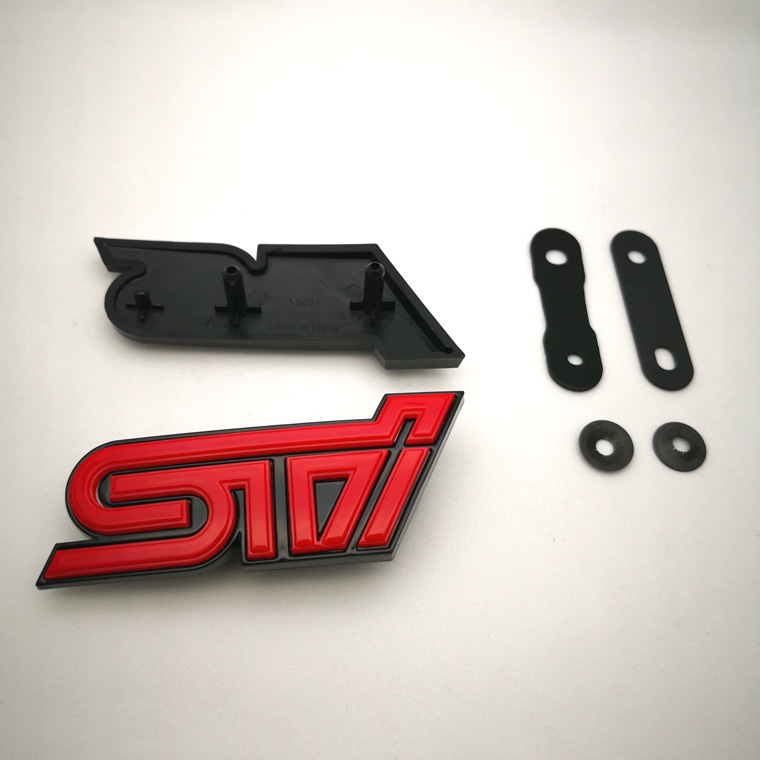 STI front grille emblem for WRX STI roadster standard size STI sports ...