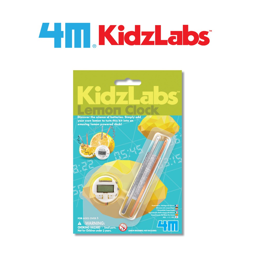 4M Steam Education Toys - Mini KidzLabs / Lemon Clock | Shopee Malaysia