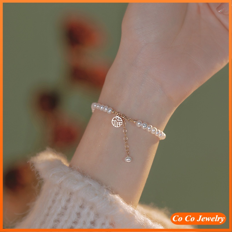 COCOJEWELRY Fu Brand Bracelet Ins Light Luxury Exquisite Retro Female ...