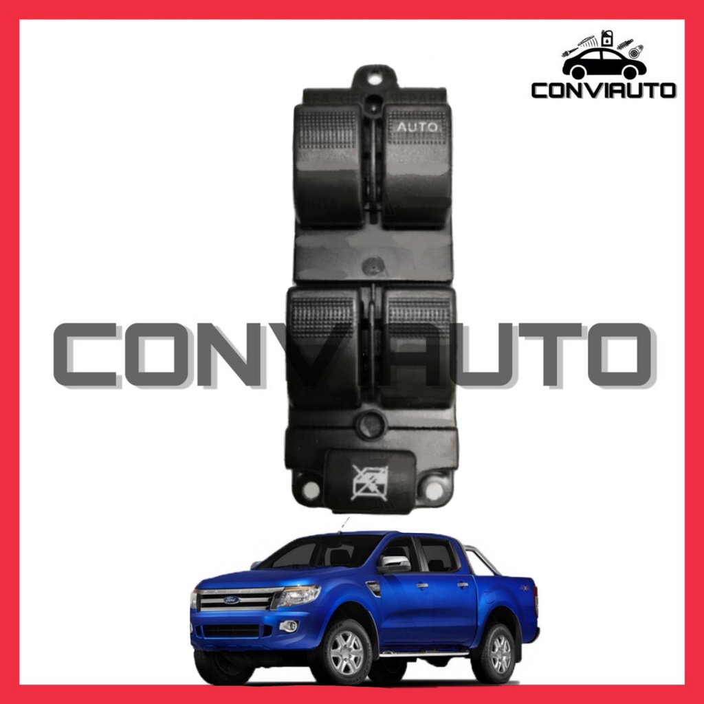 FORD RANGER T6 T7 2012-2016 16 PINS POWER WINDOW MAIN SWITCH | Shopee ...
