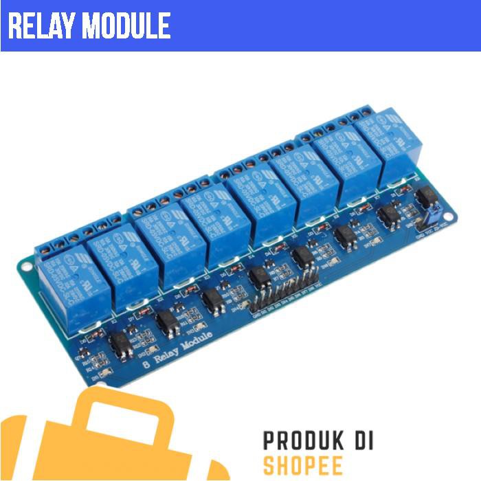 8 Channel Relay Module Opto-Isolator 5V For Robotic Arduino Rasberry ...