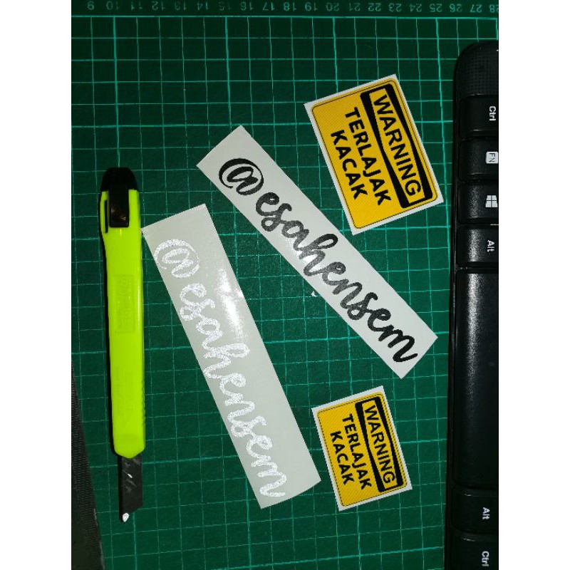 Custom stiker potong | Shopee Malaysia