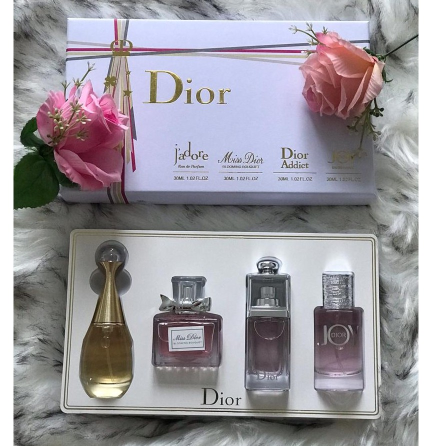 Christian Dior Miniature Set 4 in 1 | Shopee Malaysia