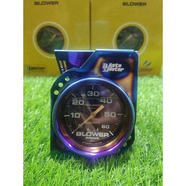 [READY STOCK] Blower Boost Meter Titanium with Stand (35PSI/60PSI ...