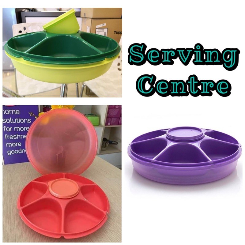 Tupperware Serving Centre/ Bekas Hidang Ulam/ Set Hidang Bahan Laksa/ Bekas Hidang Bahan Mee ...