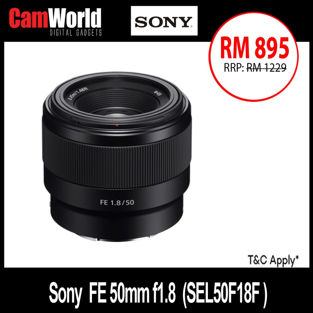Sony FE 50mm f1.8 (SEL50F18F ) | Shopee Malaysia
