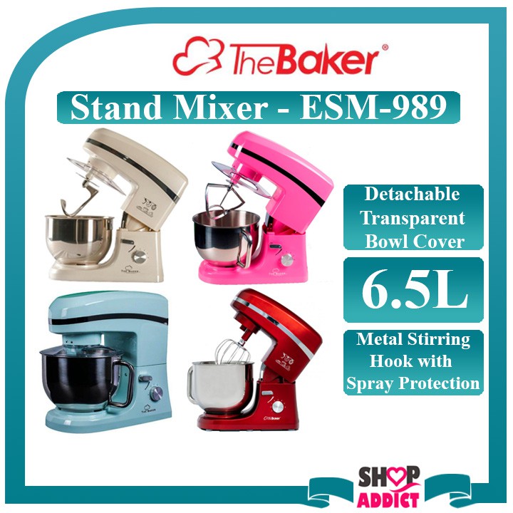 The Baker Stand Mixer 6.5L 1300w ESM-989 / Innofood 6.5 L T609/ Innofood 5.5 L KT-580/The Baker ...