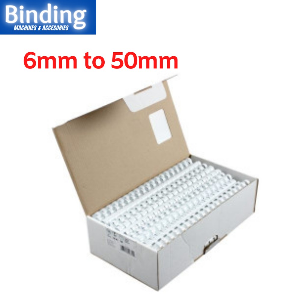 Plastic Comb Binding Rings Binding Comb Ring Comb Binding For Book Binding Black White