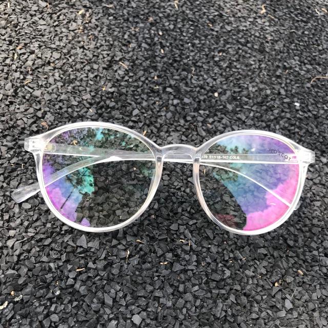 Spec Mata Clear /Hitam Viral Oval/Petak | Shopee Malaysia